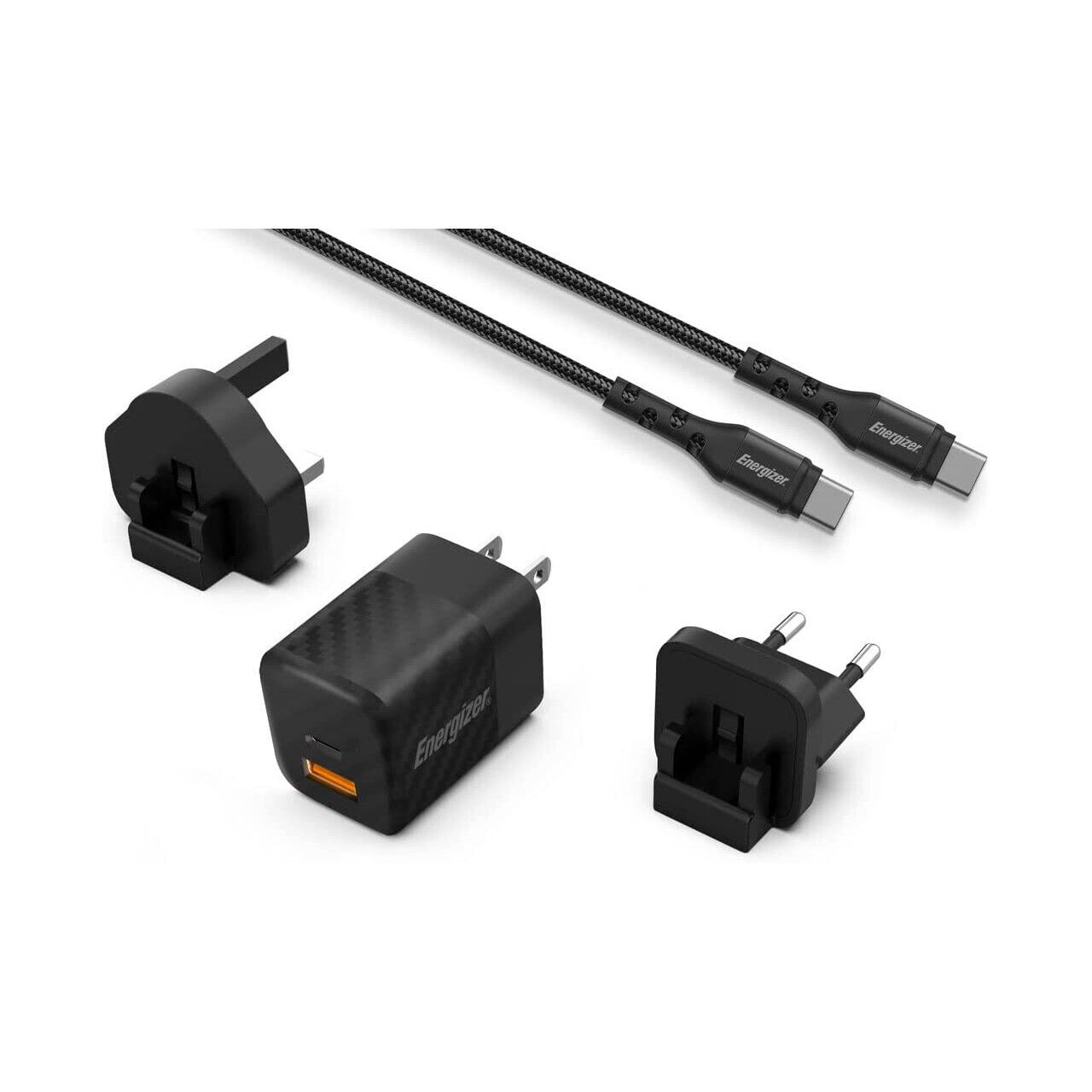 Energizer - Chargeur Rapide Usb-a Et Usb-c 38w - Avec Câble Usb-c - 3 ...