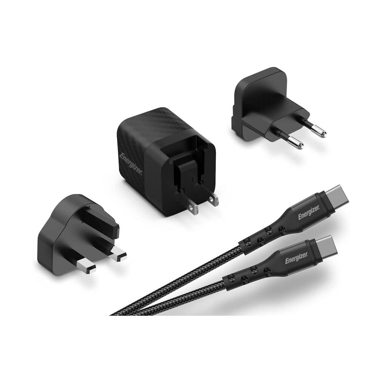 Energizer - Chargeur Rapide Usb-a Et Usb-c 38w - Avec Câble Usb-c - 3 ...