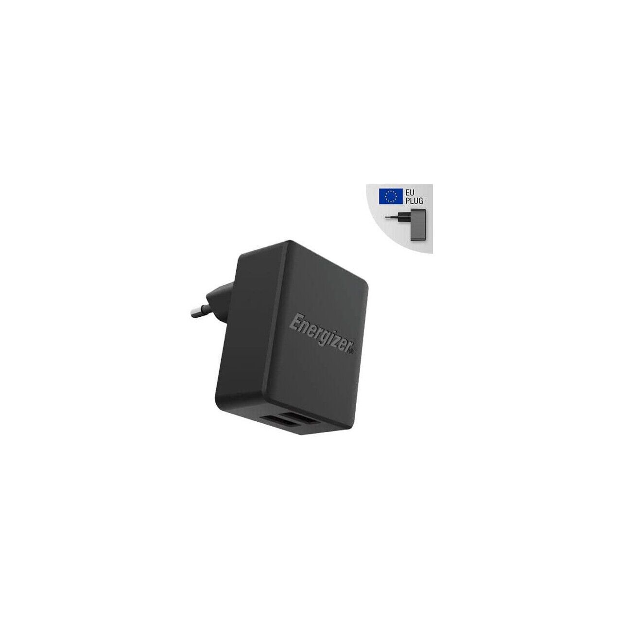 Energizer - Chargeur Mural Double Usb-a 12w/2.4a - Sans Câble - Prise ...